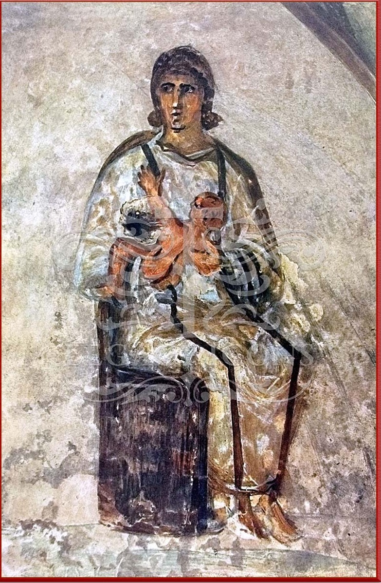 Virgin Mary - Roman Catacombs (2 x 3)